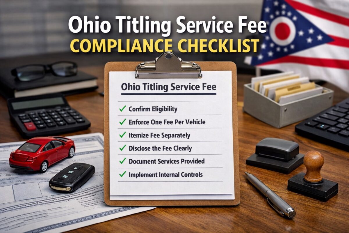 Ohio Titling Service Fee Compliance Checklist (2026))